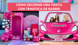 IDEAS DE CÓMO DECORAR UNA FIESTA CON TEMÁTICA DE BARBIE | Manualidades eli