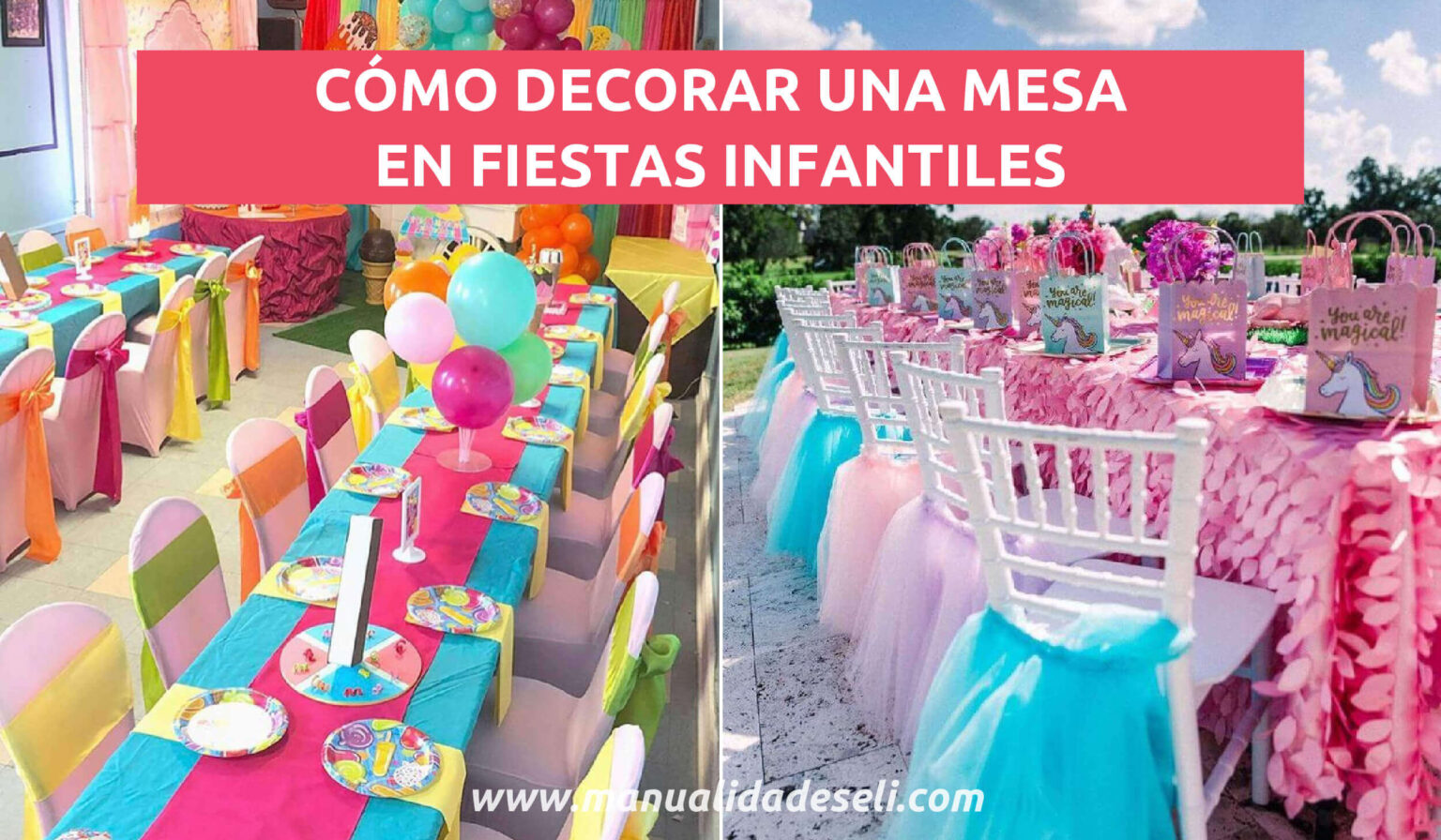 APRENDE CÓMO DECORAR UNA MESA EN FIESTAS DE CUMPLEAÑOS INFANTILES ...