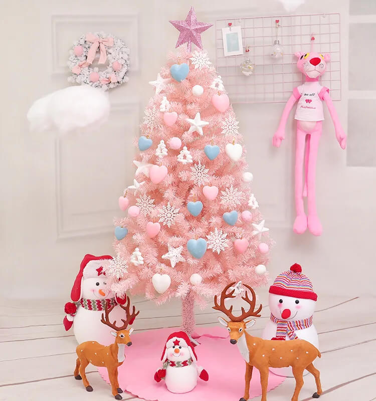 ¡Son Preciosos Los Árboles De Navidad En Color Rosa! Aquí 15 Ideas ...