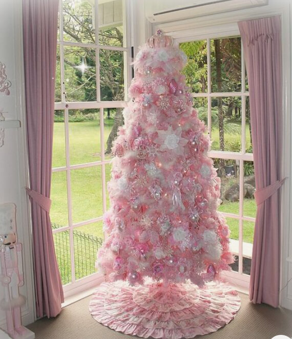 ¡Son Preciosos Los Árboles De Navidad En Color Rosa! Aquí 15 Ideas ...