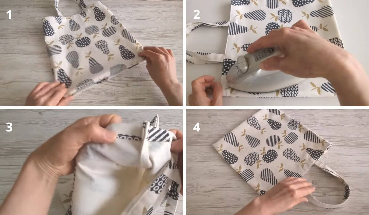 CÓMO HACER UN BOLSO DE TELA DE MANO. TUTORIAL ESPECIAL PARA ...