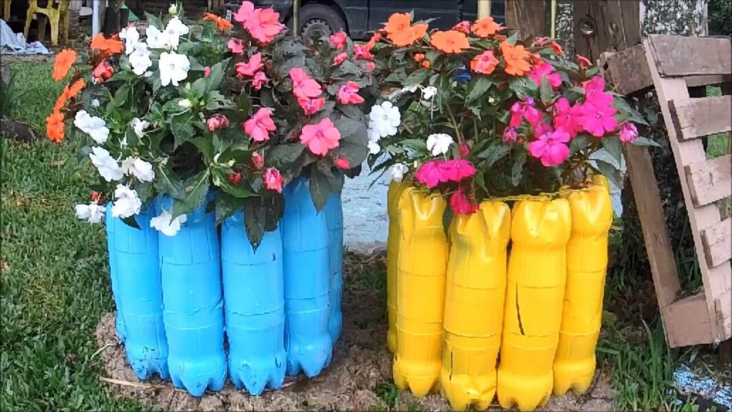¡Te Caerás Para Atrás! Mira Estas Macetas Hechas Con Botellas De ...