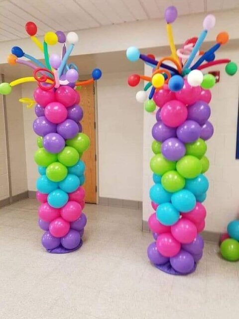 Ideas Para Decorar Columnas Con Globos En Fiestas Infantiles ...