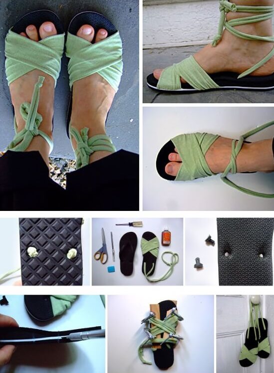 ¡Mira Estas Preciosas Ideas Para Decorar Chanclas! | Manualidades eli