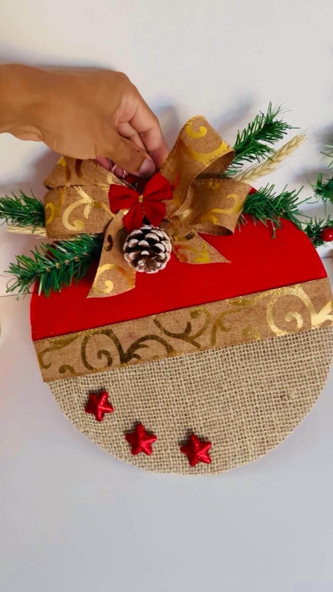 Todos Están Haciendo Adornos Navideños Con Yute ¡Mira Aquí ...