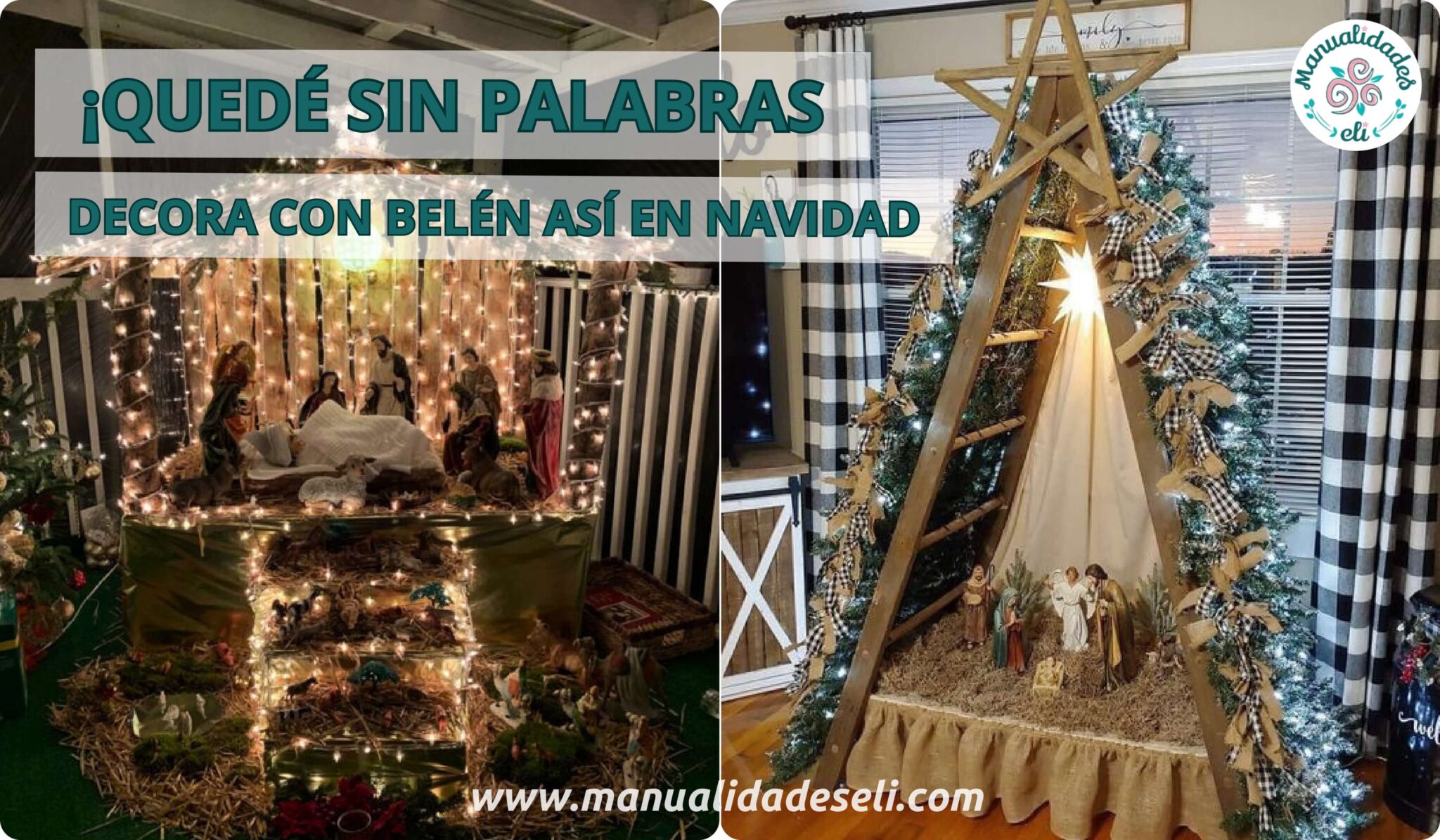 Ideas Para Decorar En Navidad Con Nacimientos O Pesebres | Manualidades eli