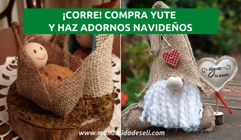Todos Están Haciendo Adornos Navideños Con Yute ¡Mira Aquí ...