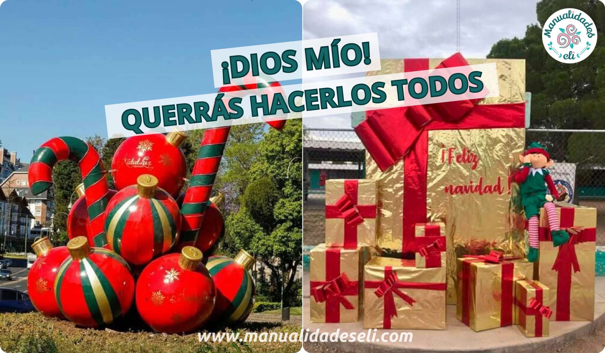 Adornos De Navidad Grandes: Ideas Sorprendentes Para Decorar ...