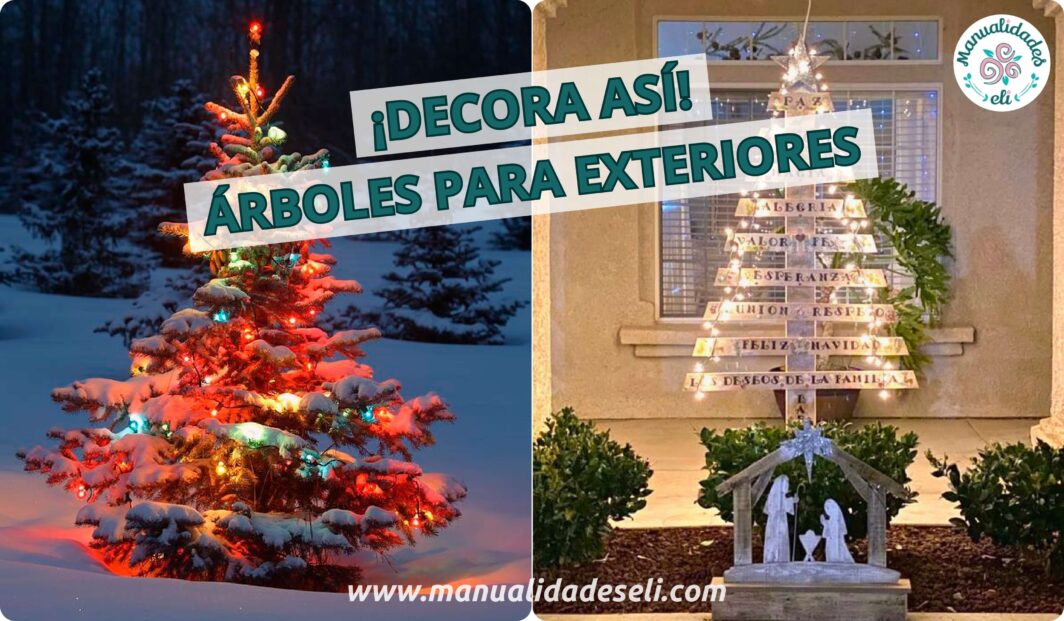 Árbol De Navidad Para Exteriores Que Hará Que Todos Se Sorprendan ...