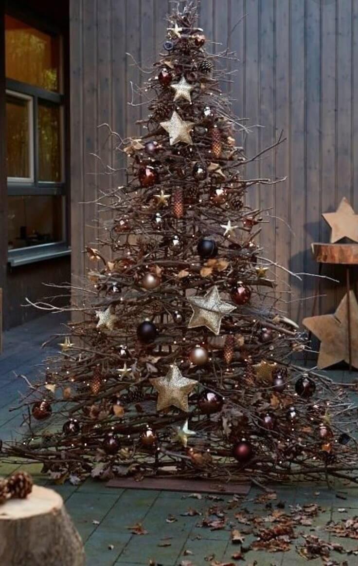 Ideas De Árbol De Navidad Con Ramas Secas Que No Puedes Perderte ...