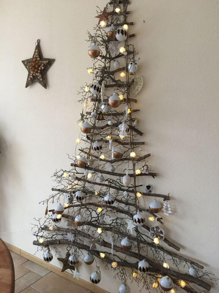 Ideas De Árbol De Navidad Con Ramas Secas Que No Puedes Perderte ...