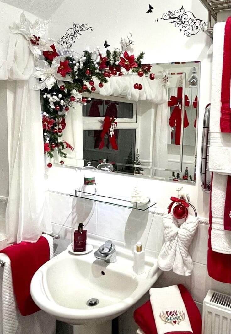 Ideas Para Decorar El Baño En Navidad Que Sorprenderán A Todos ...