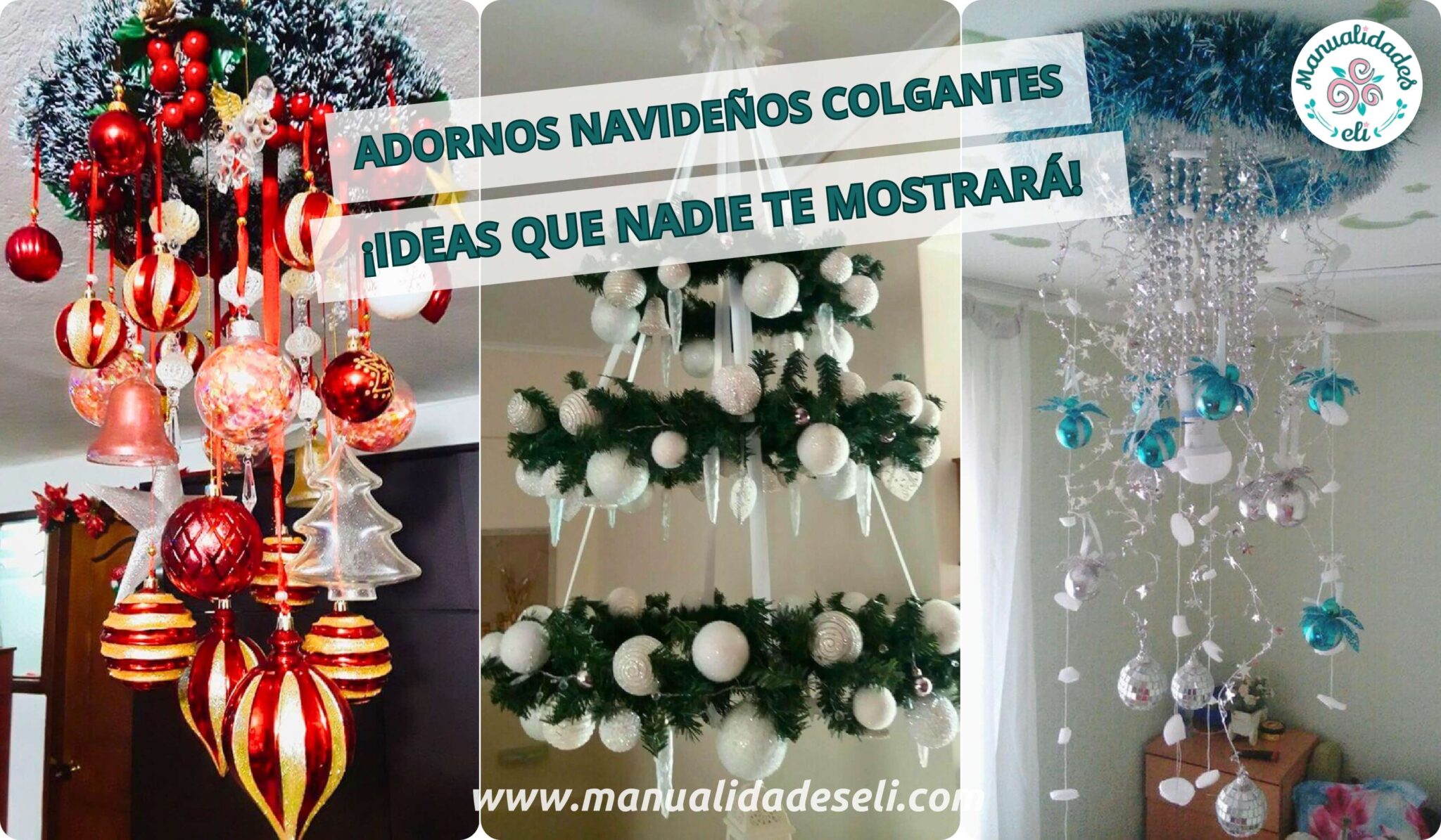 Ideas Fabulosas De Adornos Navideños Colgantes Para El Hogar ...