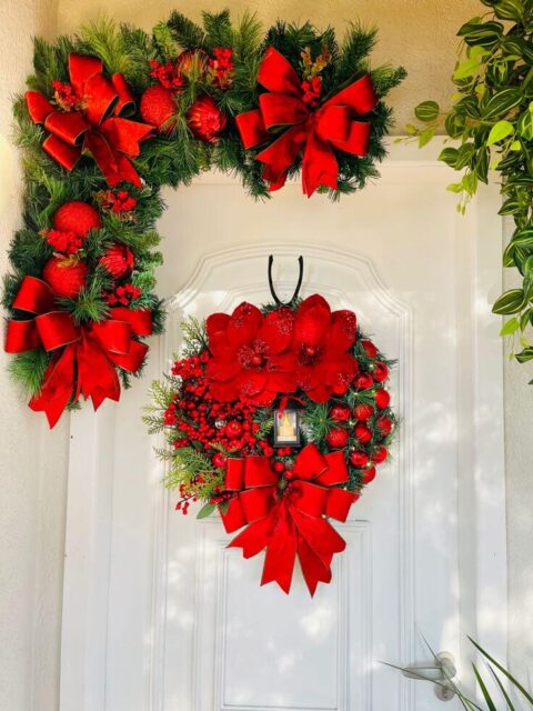 Tienes Que Ver Estas Guirnaldas Navideñas Para Puertas ¡Te Sorprenderán ...