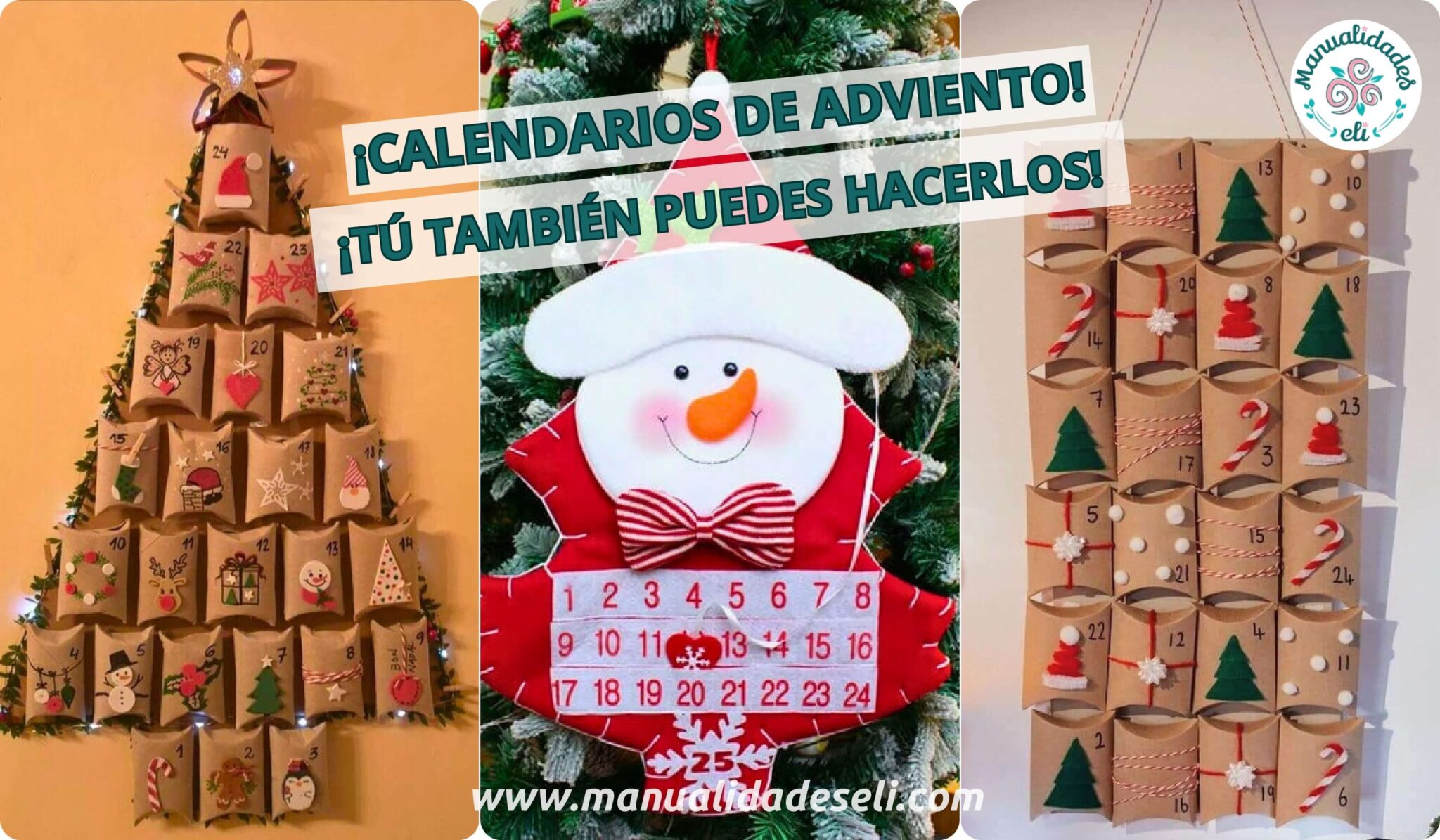 Ideas Para Hacer Calendarios De Adviento Fácil Y Muy Lindos ...