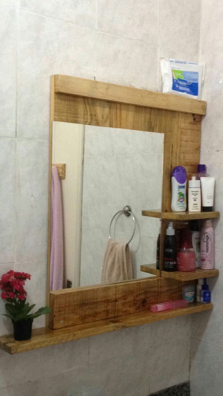 Crea Tú Misma Repisas Con Espejo Para El Baño Y Sorprende A Todos ...