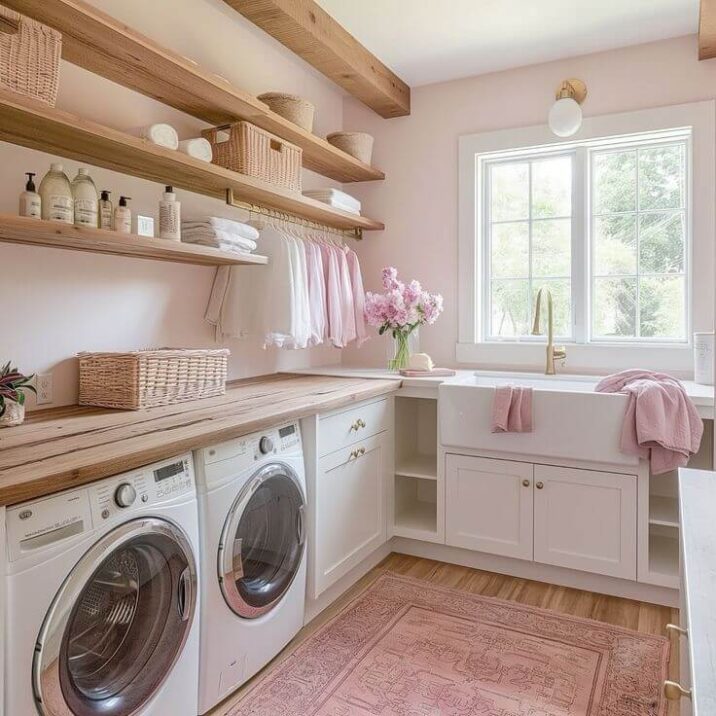 Lugar Soñado De Cuartos De Lavado De Ropa Hermosos Y Prácticos ...