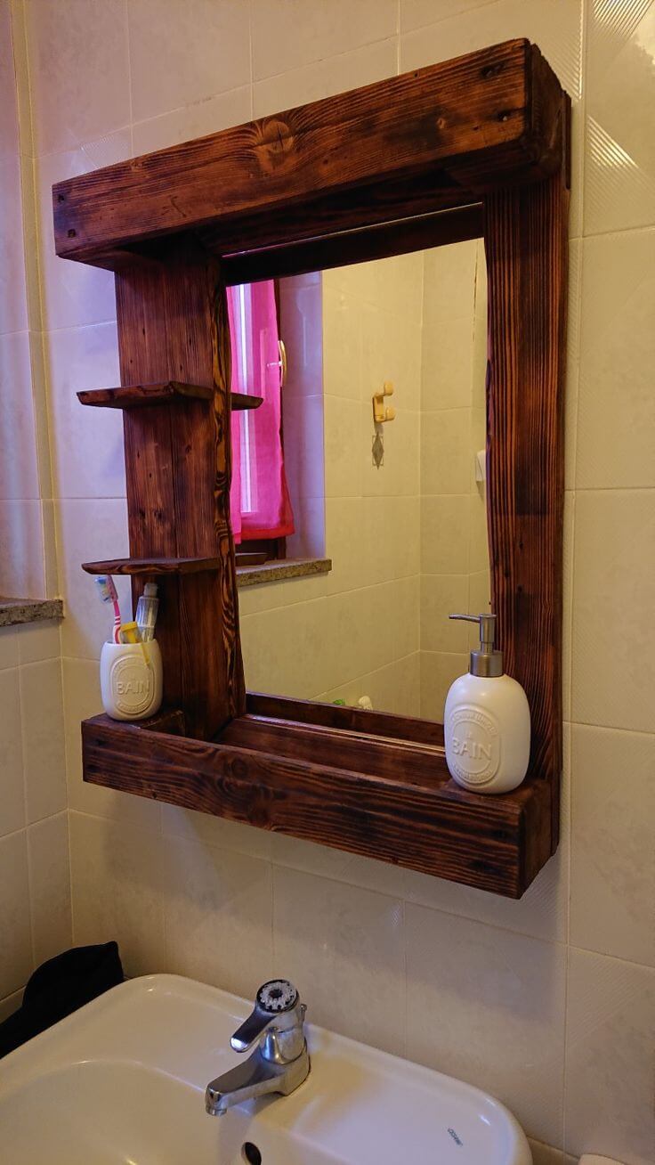 Crea Tú Misma Repisas Con Espejo Para El Baño Y Sorprende A Todos ...