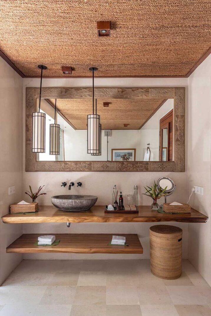 Los Mejores Estilos De Lavamanos De Baño Rústico Que No Puedes Ignorar ...