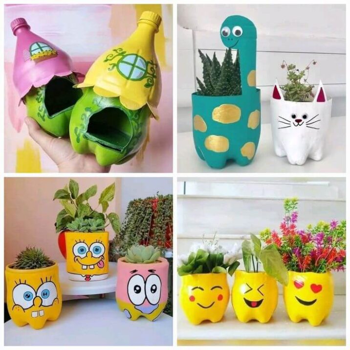 Macetas Para Plantas Con Botellas Plásticas Que Son Perfectas Para Tu ...