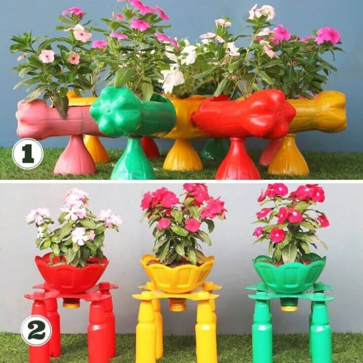 Macetas Para Plantas Con Botellas Plásticas Que Son Perfectas Para Tu ...